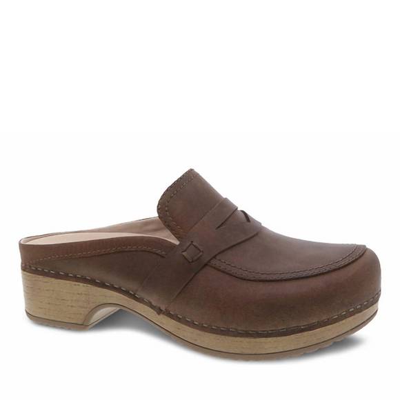 Dansko | Shoes | New Dansko Womens Bel Penny Mule In Oiled Brown | Poshmark